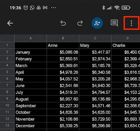 Use Google Sheets In Dark Mode Desktop Mobile Layer Blog