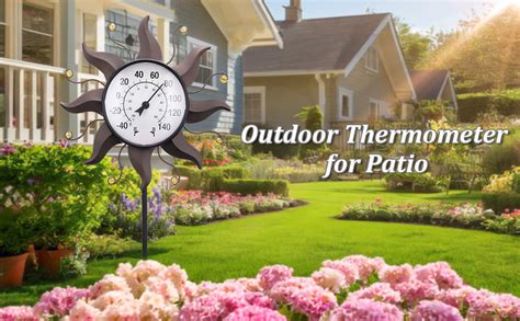 Wonder Garden Outdoor Thermometers For Patio Outdoor