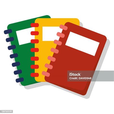 격리된 노트북은 학교 벡터 일러스트레이션을 제공합니다 눈금자에 대한 스톡 벡터 아트 및 기타 이미지 눈금자 책 0명 Istock