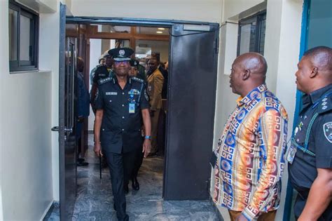 Photos Kayode Egbetokun Arrives Police Headquarters Resumes As New IGP