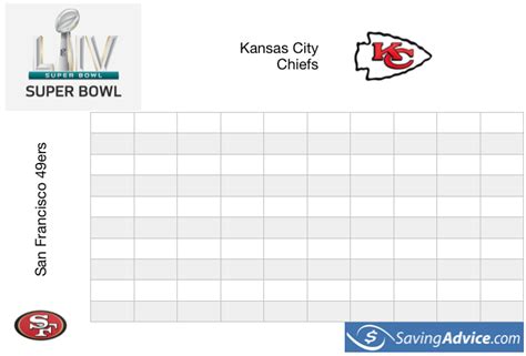 Printable Superbowl Pool Squares At Viiaislinnblog Blog