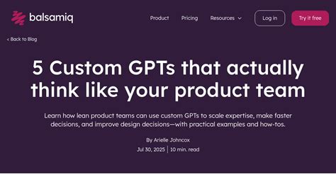 5 Custom Gpts That Actually Think Like Your Product Team