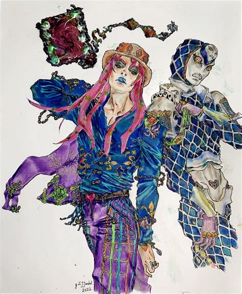 Artstation Jojos Bizarre Adventure Fanart Diavolo And King Crimson