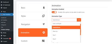 How To Use Animation In Timelines Post Timeline WordPress Plugin
