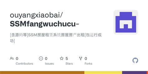 Github Ouyangxiaobai Ssmfangwuchucu Ssm
