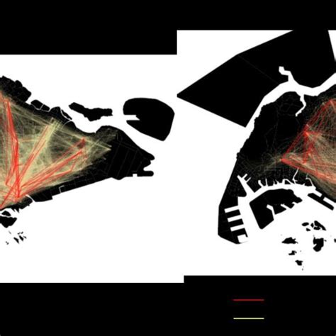 Shows The Spatial Distribution Of Origin Destination Od Pairs Of