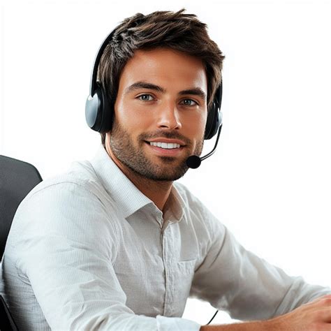 Um Representante Do Suporte Telef Nico Que Presta Assist Ncia Atrav S