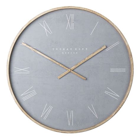 Nordic Wall Clock Cement Spirit Of Wood