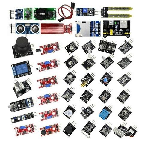 Updated 45 In 1 Sensor Module Starter Kit For Arduinoraspberry Pi Upgrade 37 In 1 Sensor Kit