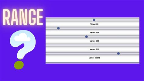 How To Make Range Slider In Javascript Custom Range Slider Youtube