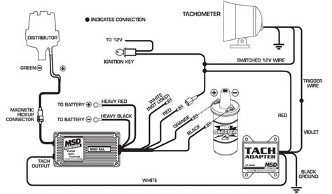 Diagram Msd Tach Adapter Wiring Diagram Mydiagramonline