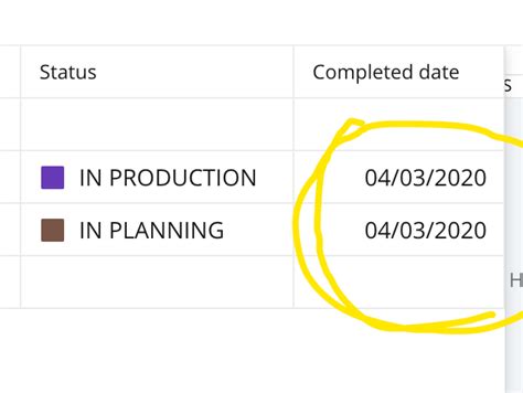 Add Completed Date To Baselines Wrike Help Center