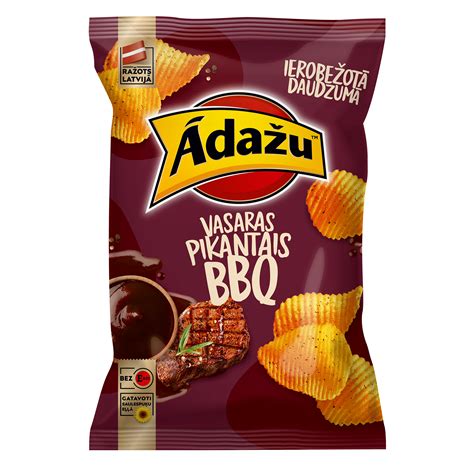 Ādažu čipsi Vasaras Bbq130g