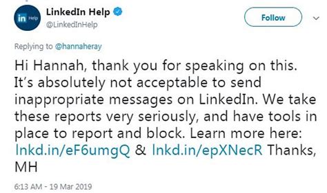 Women Reveal Creepy Messages They Receive On Linkedin Daily Mail Online