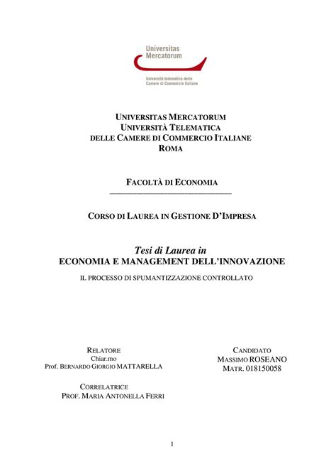 Esempi Di Tesi Di Laurea Peasaniya
