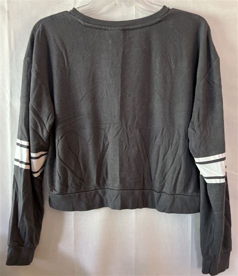 Harry Potter Hogwarts Crop Long Sleeve Sweater Women Gem