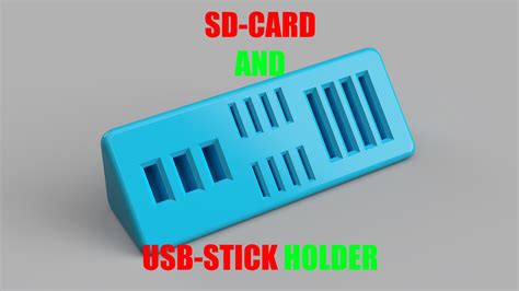 SD Card USB Stick Holder By Bennet Peters Download Free STL Model Printables Com