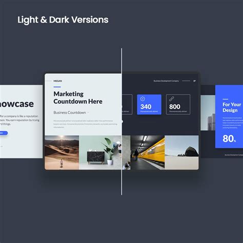 2899 180页专业极简商业培训提案简介图表数据分析课程演讲ppt Keynote演示模版 Megan Animated Business Template 果觅网（gooodme）