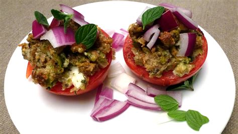 Baked Tomatoe With Greek Stuffing Full Centex Cooks