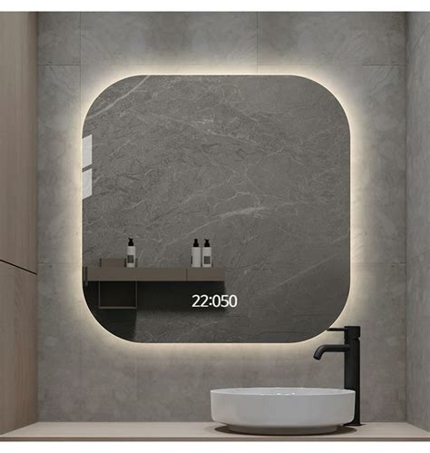 샤워실거울 양치거울 Led 라운드 사각거울 간접조명 인테리어 맞춤제작 욕실 화장대 붙이는 거울 티몬