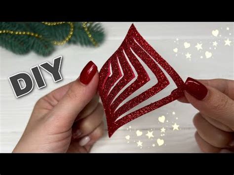 ️ DIY ️ Сердце из фоамирана Поделки из фоамирана своими руками - YouTube