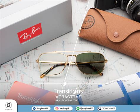 🕶 Rayban Rb3636 91 New Caravan Essilor Transition Xtractive New Gen 🕶