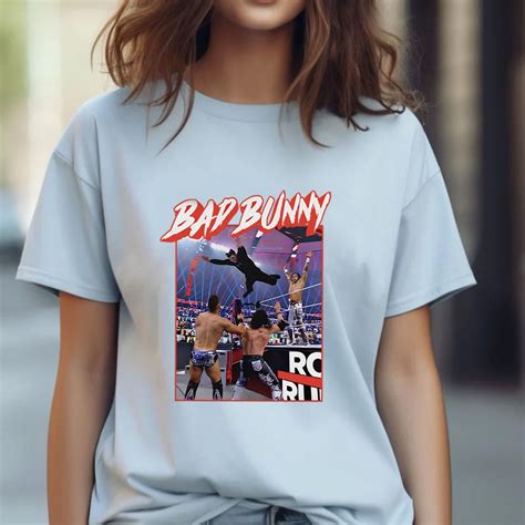 Bad Bunny Royal Rumble Splash T Shirt Bad Bunny Fans Ts Royal