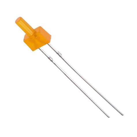 2mm Orange Diffused Flashing 35v Lighthouse Tower Led Resistor Reqd