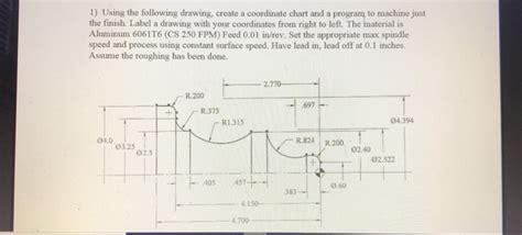 Using The Following Drawing Create A Coordinate Chegg
