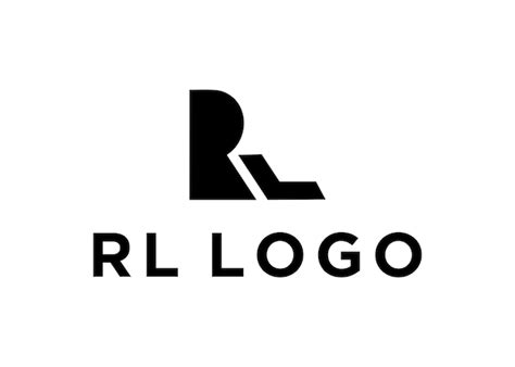 Premium Vector Rl Logo Design Vector Illustration