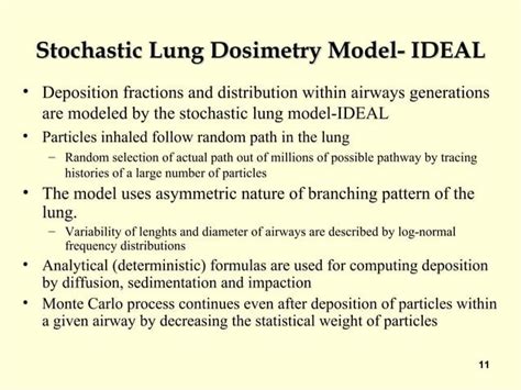 Implementation Of Charged Particles Deposition In Stochastic Lung Model