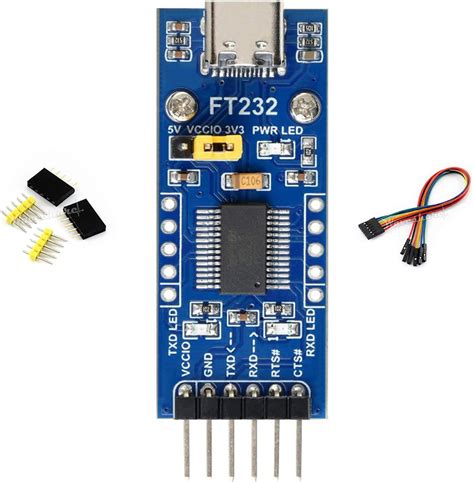 Amazon Com Coolwell FT232 USB To UART TTL Module USB C Connector Compatible 3 3V 5V Logic Level