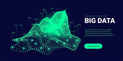 Premium Vector Big Data Flow Analytics Visualization