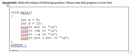 Solved Question4 Write A Program That Asks The User To