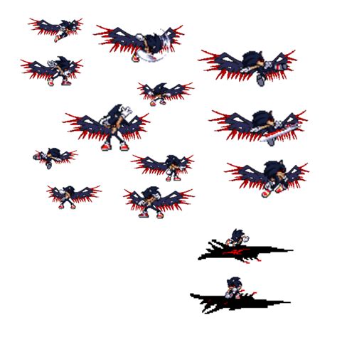 Doom Sonic Exe Full Sprite Sheet By Sonicxcreepypastyx On Deviantart