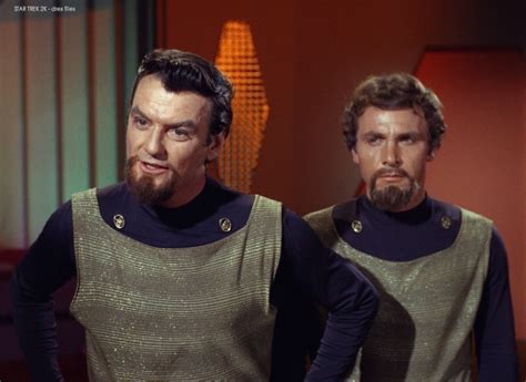 Captain Koloth And A Klingon Heavy Appearance Dark Skin Klingon