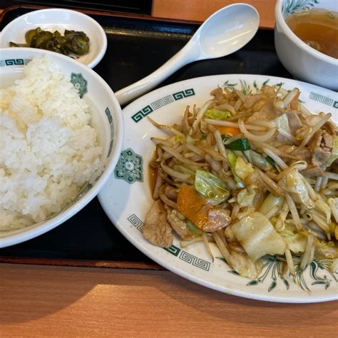 肉野菜炒め定食日高屋 秋津店 の口コミ一覧 おいしい！が増えるグルメアプリ「sarah」