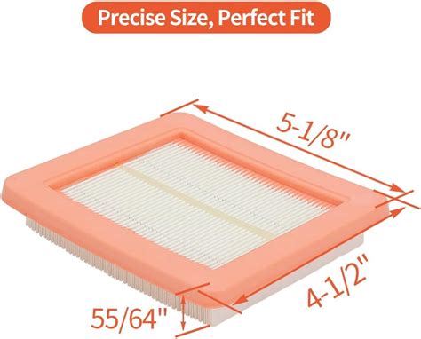 2 Pack 17211 Z8b 901 Air Filter For Honda Lawn Mower Hrs216k6 Hrs216k7