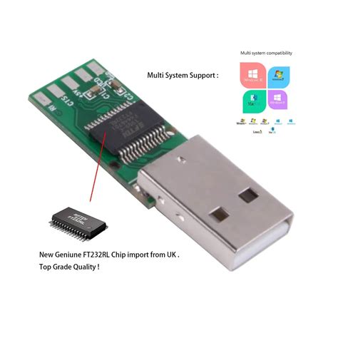 Ftdi Usb Rs232 Serial Converter Module Usb Plug Adapter Board Ftdi Usb Pcb Serial Converter