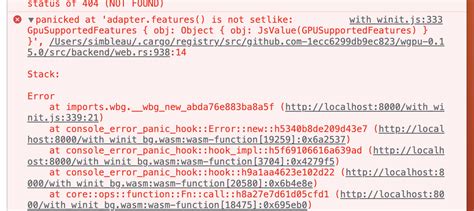 Wasm Crashes · Issue 276 · Linebendervello · Github