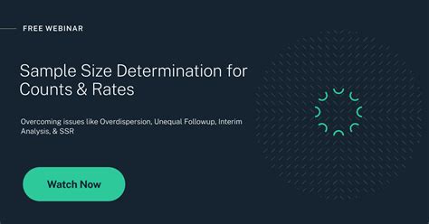 Sample Size Determination For Counts Rates