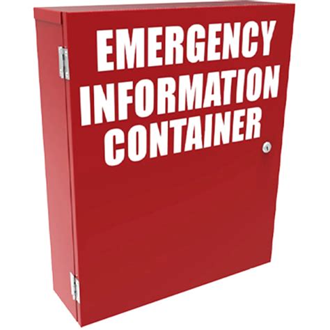 Emergency Information Storage Cabinet Large