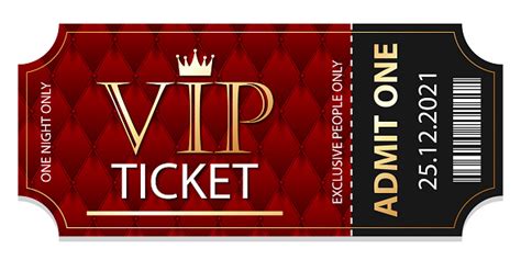스텁 블랙과 레드 Vip 입장권 템플릿으로 황금빛 반짝이는 Vip 사인이 있습니다 고급에 대한 스톡 벡터 아트 및 기타 이미지