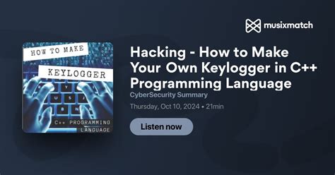Hacking How To Make Your Own Keylogger In C Programming Language Transcript Cybersecurity