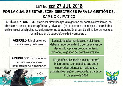 Normativa Cambio ClimÁtico