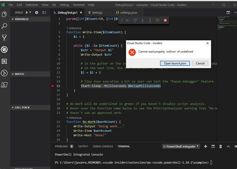 Debug Cannot Read Property OnError Of Undefined Issue 1216