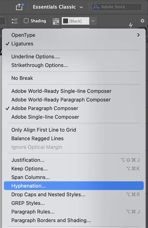 3 Ways To Turn Off Hyphenation In Adobe Indesign
