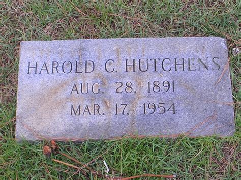 Harold Charles Hutchens 1891 1954 Mémorial Find A Grave