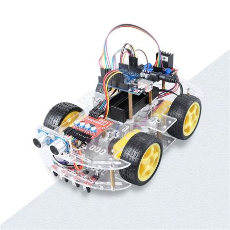 4wd Smart Robot Car Kit For Arduino Starter Programming Robotic For