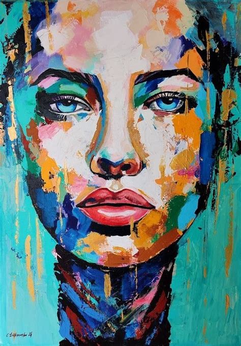 Cecylia Dąbrowska Girl In Colors Auction Online Catawiki